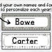 Boho Rainbow Desk Name Tags | Editable | Classroom Decor, Back to ...