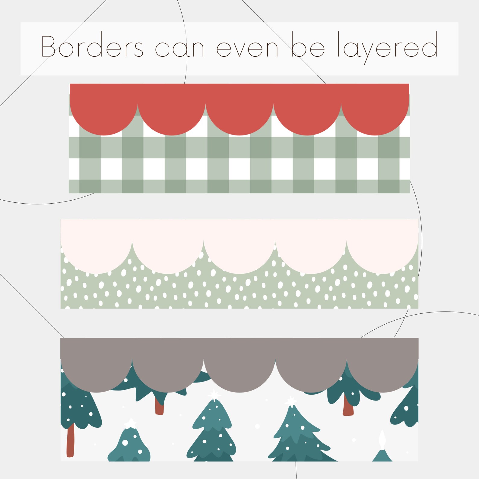 Christmas Bulletin Board Borders | Christmas Classroom Decor, Winter ...
