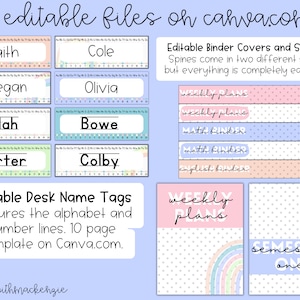 Pastel Rainbow Classroom Decor Bundle | Classroom Posters, Pastel ...