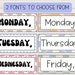 Retro Flip Calendar and Pocket Chart Cards Retro Classroom Decor, Retro ...