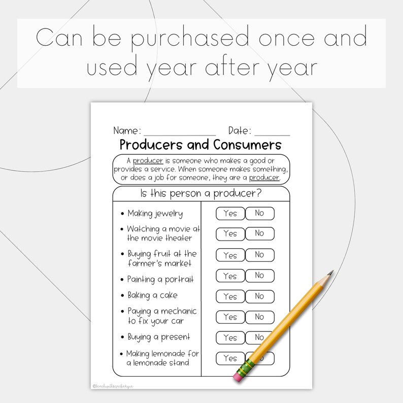 Producers and Consumers Worksheets for First Grade Worksheet ...