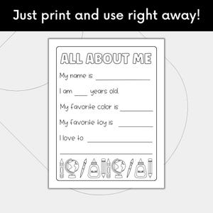 End of the Year Memory Book for Preschool, Kindergarten | Printable End ...