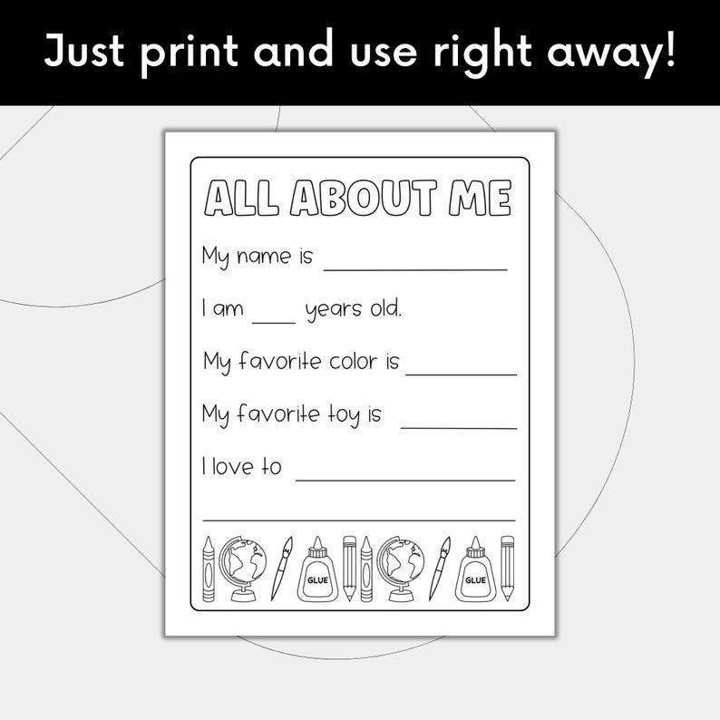 End of the Year Memory Book for Preschool, Kindergarten | Printable End ...