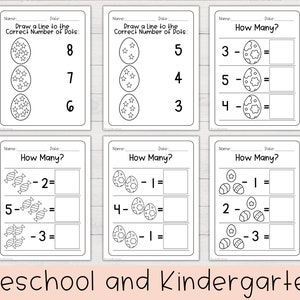 Easter Worksheet Bundle | Preschool Worksheets, Kindergarten Worksheets ...