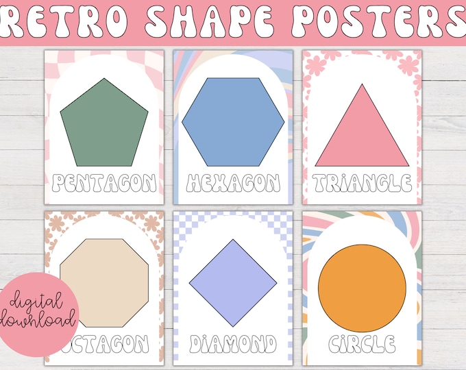 3D Shape Posters for Classroom, 3D Shape Posters Display for Classroom ...