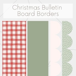 Christmas Bulletin Board Borders | Christmas Classroom Decor, Winter ...