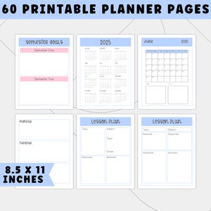 Printable and Editable Teacher Planner | 2025-2026 Digital Teacher ...