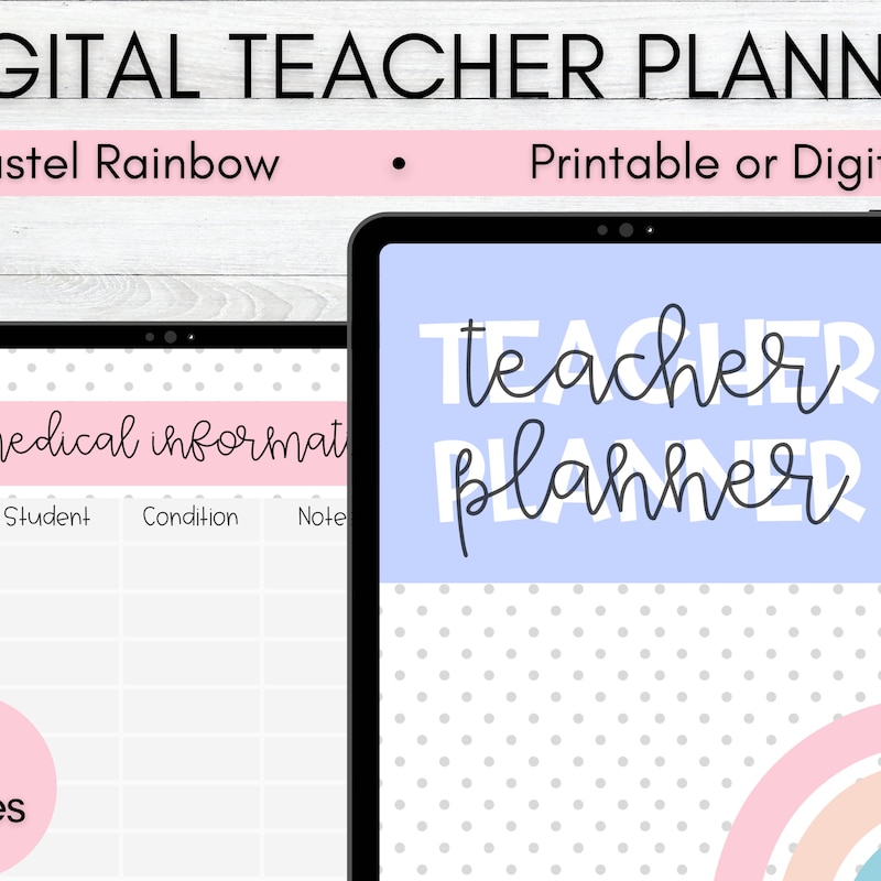 Teacher Digital Planner - Etsy