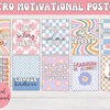 Retro Bulletin Board Letters for Retro Classroom Decor, Groovy Bulletin ...
