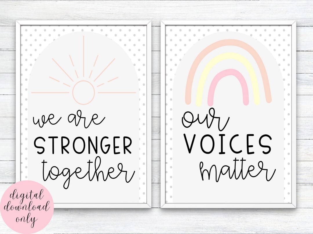 Pastel Rainbow Motivational Posters | Classroom Decor, Motivational ...