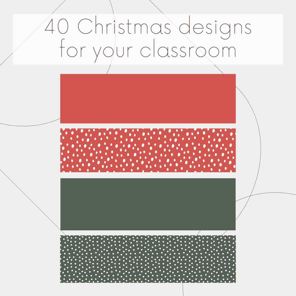 Christmas Bulletin Board Borders | Christmas Classroom Decor, Winter ...
