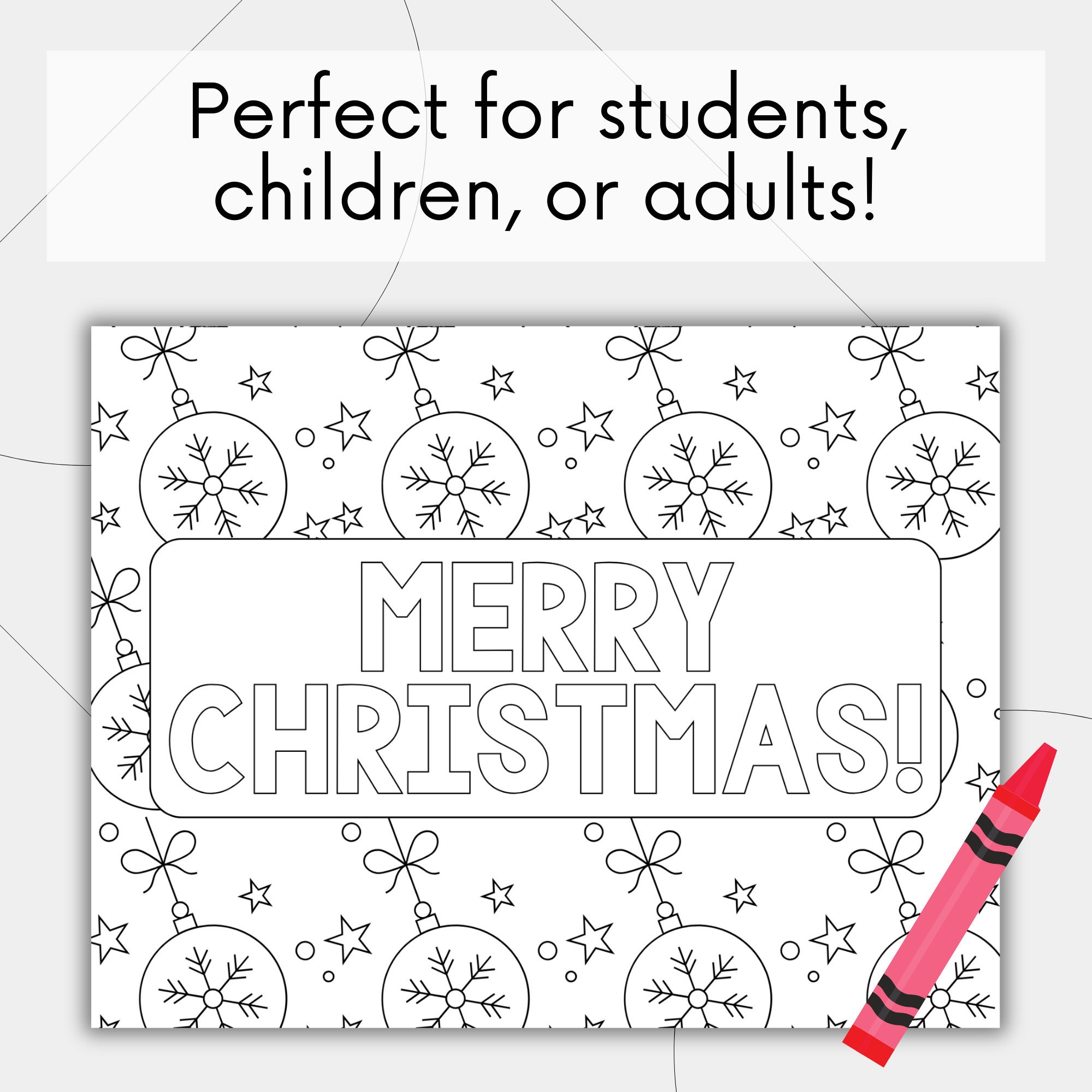 Personalized Christmas Coloring Page Custom Coloring Page, Name ...