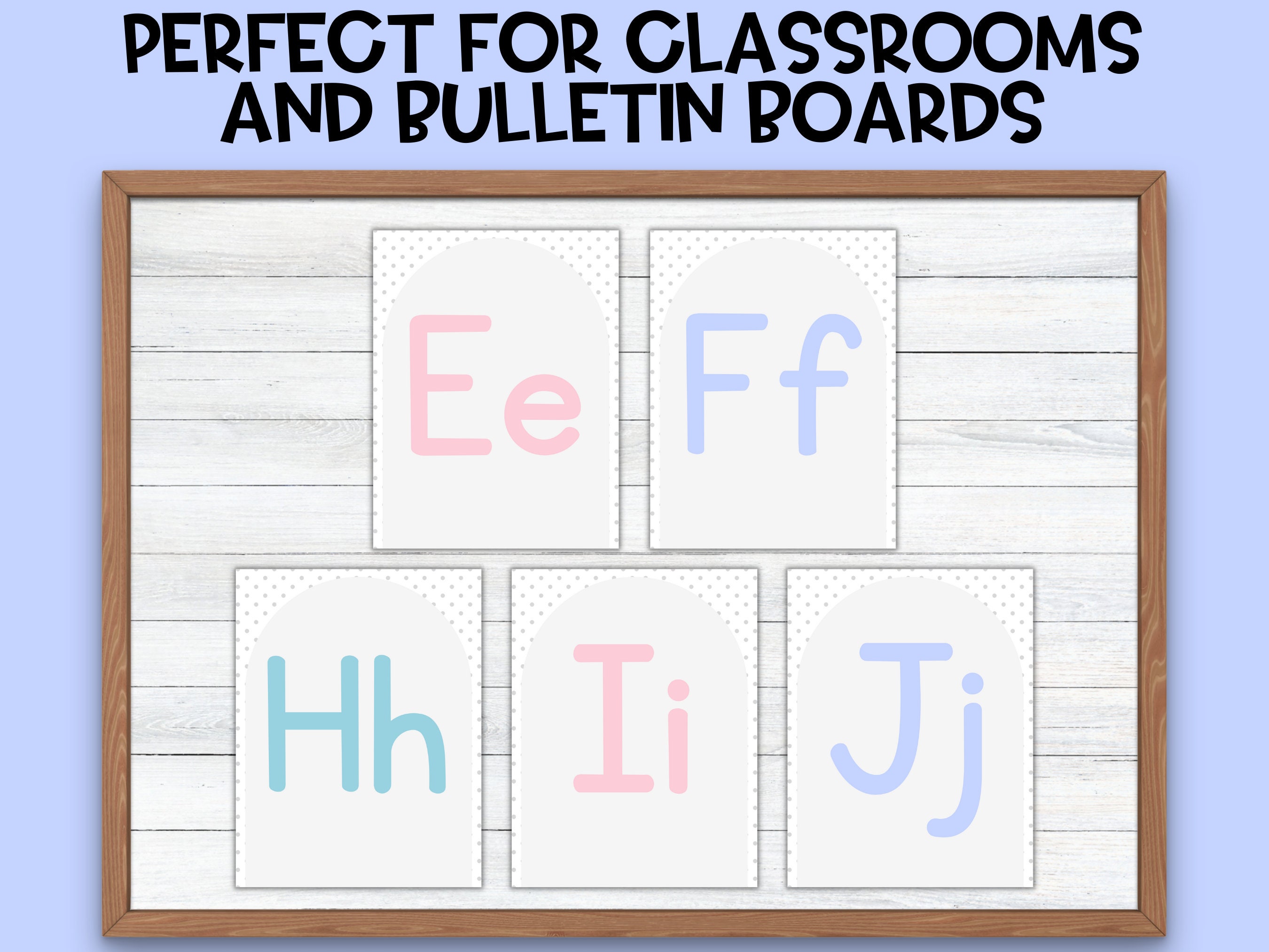 Pastel Rainbow Alphabet Posters Printable Wall Art Nursery - Etsy