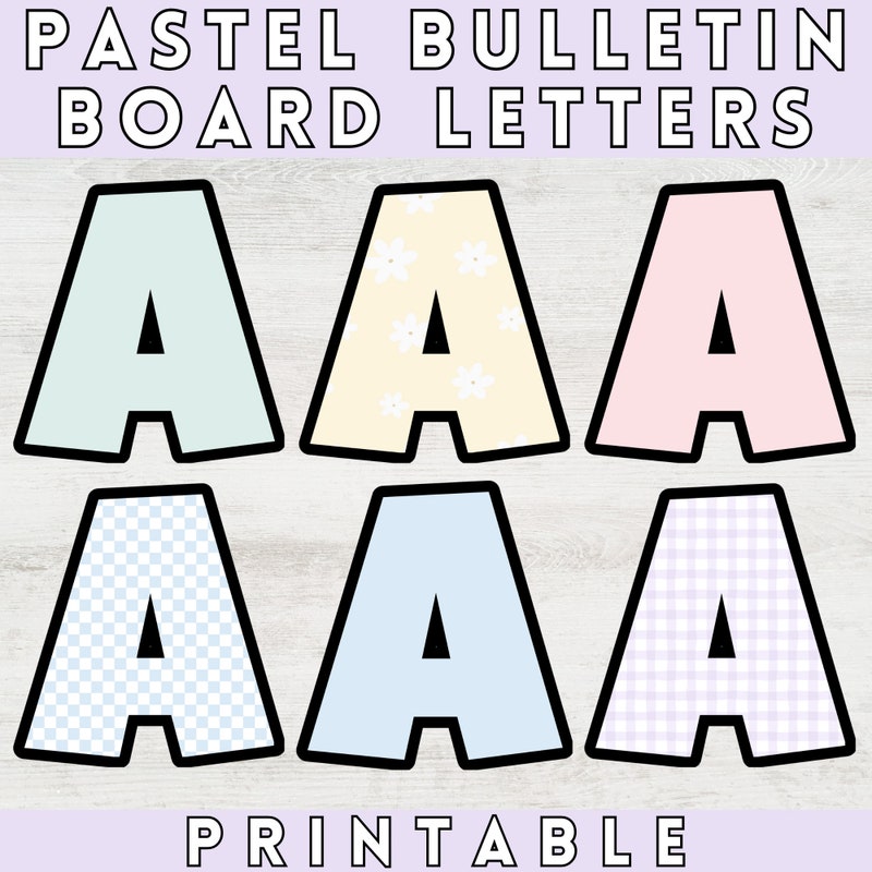 Bulletin Board Letters - Etsy