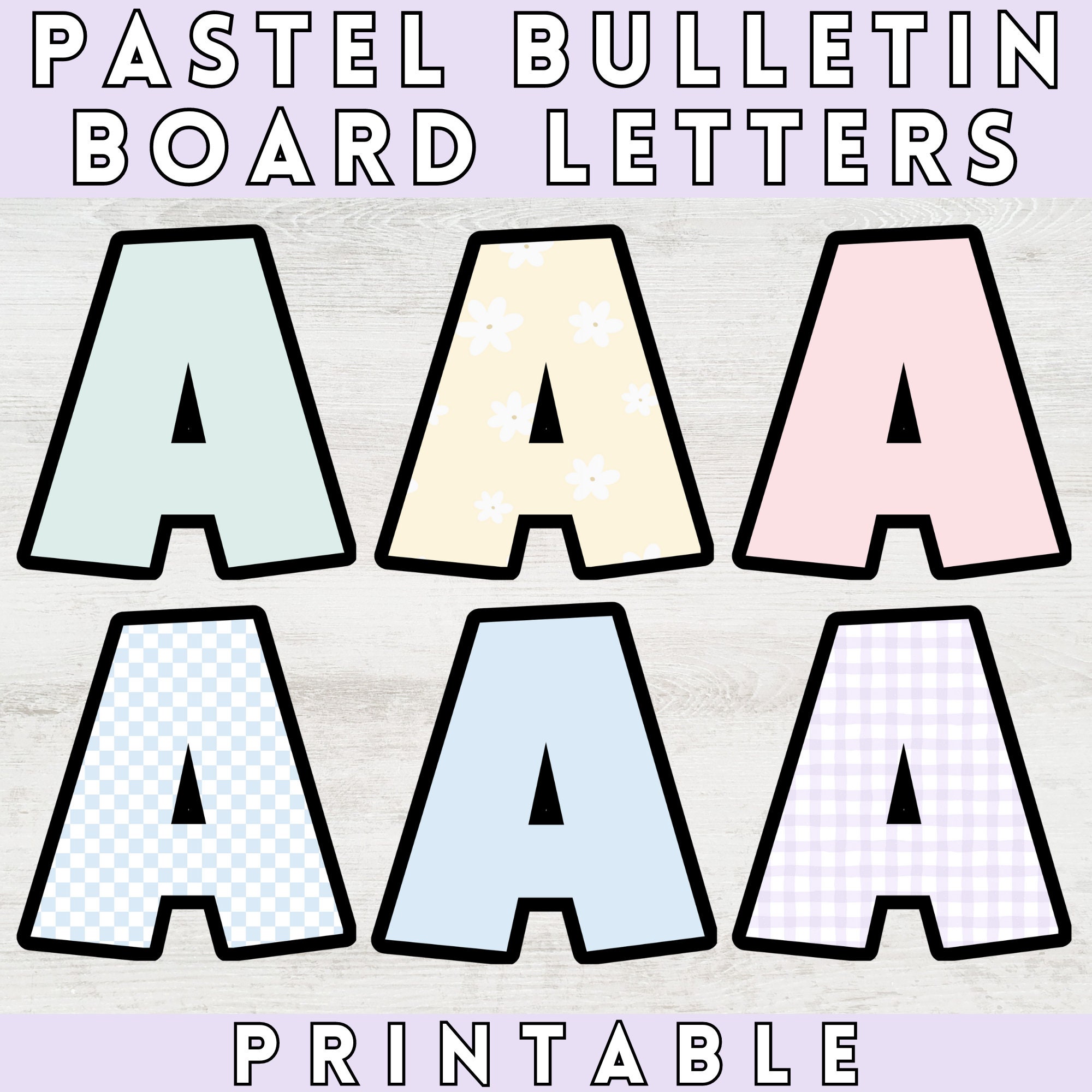 Retro Bulletin Board Letters for Retro Classroom Decor, Groovy Bulletin ...