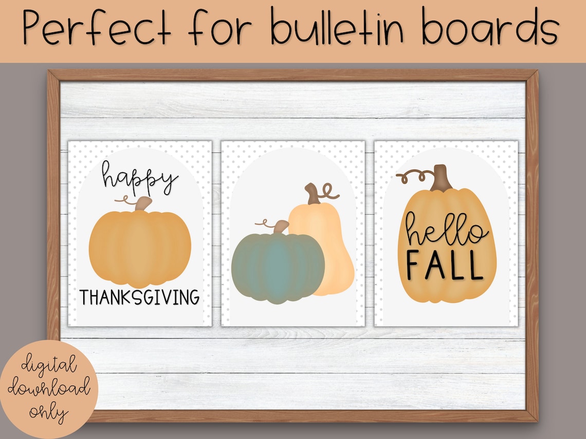 Thanksgiving Classroom Posters Thanksgiving Classroom Decor - Etsy