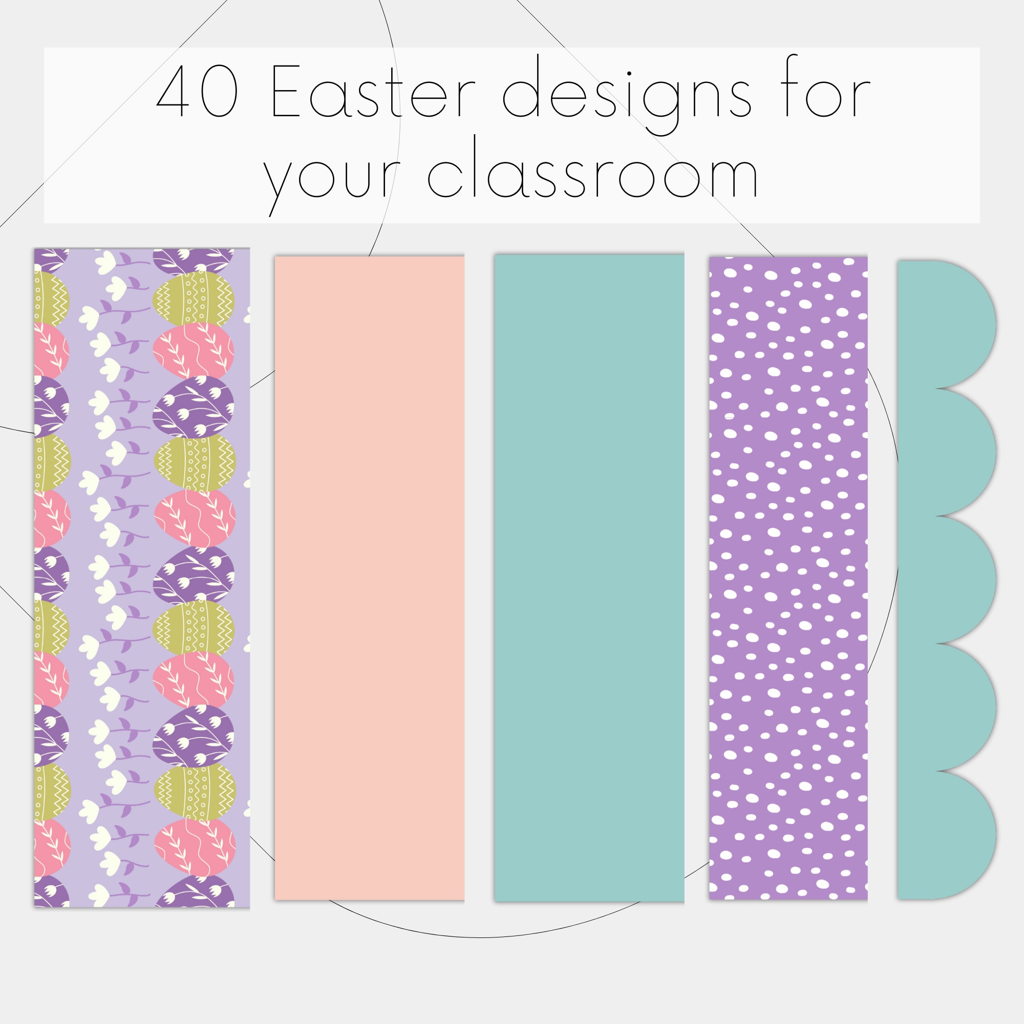 Easter Bulletin Board Borders | Easter Classroom Decor, Spring Bulletin ...