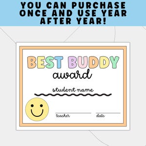 Printable End of the Year Award Certificates | Fun Student Awards for ...
