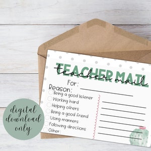 Printable Teacher Mail | Cactus, Cactus Classroom, Back to School ...