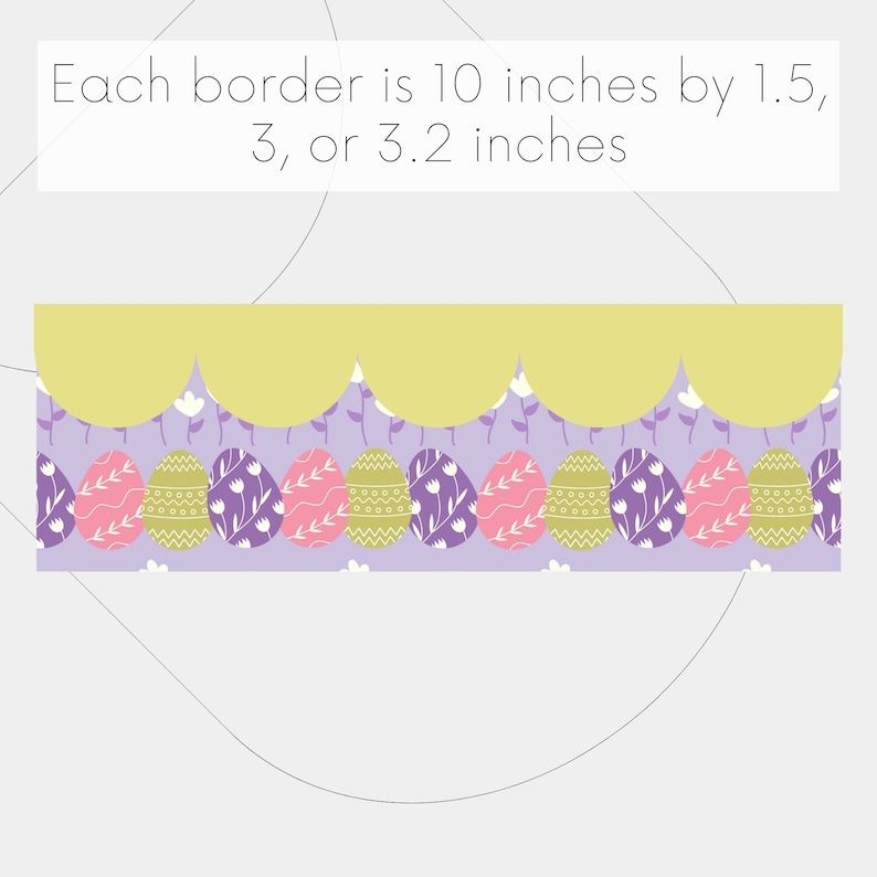 Easter Bulletin Board Borders | Easter Classroom Decor, Spring Bulletin ...
