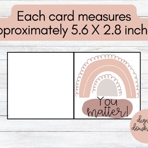 Boho Rainbow Valentine's Day Cards | Printable Valentine's Day Cards ...