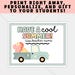 End of the Year Thank You Cards for Students | Retro Printable Cards ...