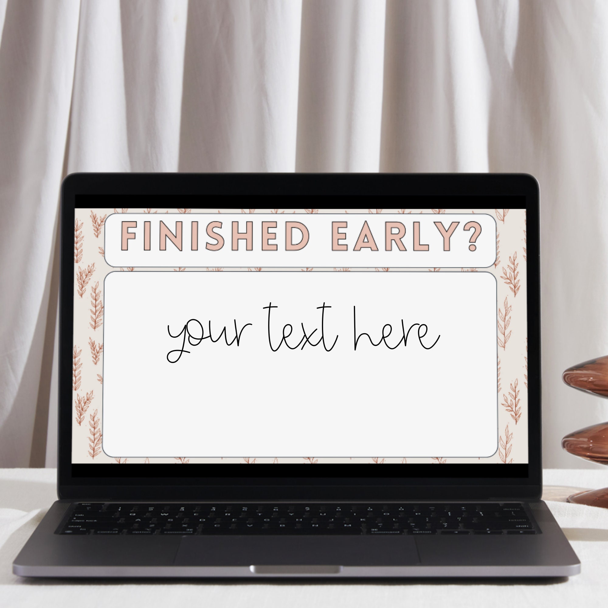 Editable Boho Greenery Slides Templates Powerpoint Slides Template ...