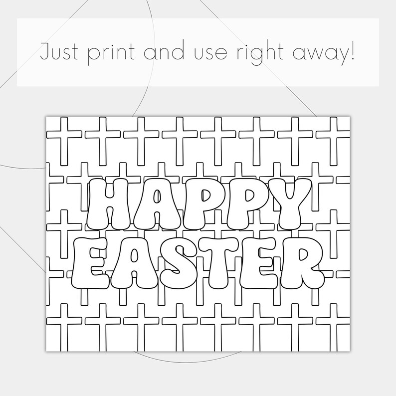 Printable Easter Coloring Pages for Easter | Groovy Easter Coloring ...