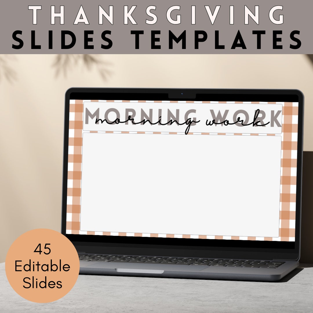 Thanksgiving Daily Slides Template | Powerpoint Template, Fall Slides ...