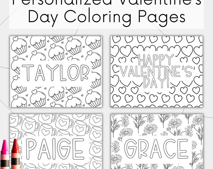 Personalized Coloring Page | Custom Coloring Pages, Name Coloring Page ...