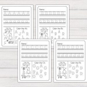 Printable Alphabet Worksheets | Kindergarten Worksheets, Preschool ...