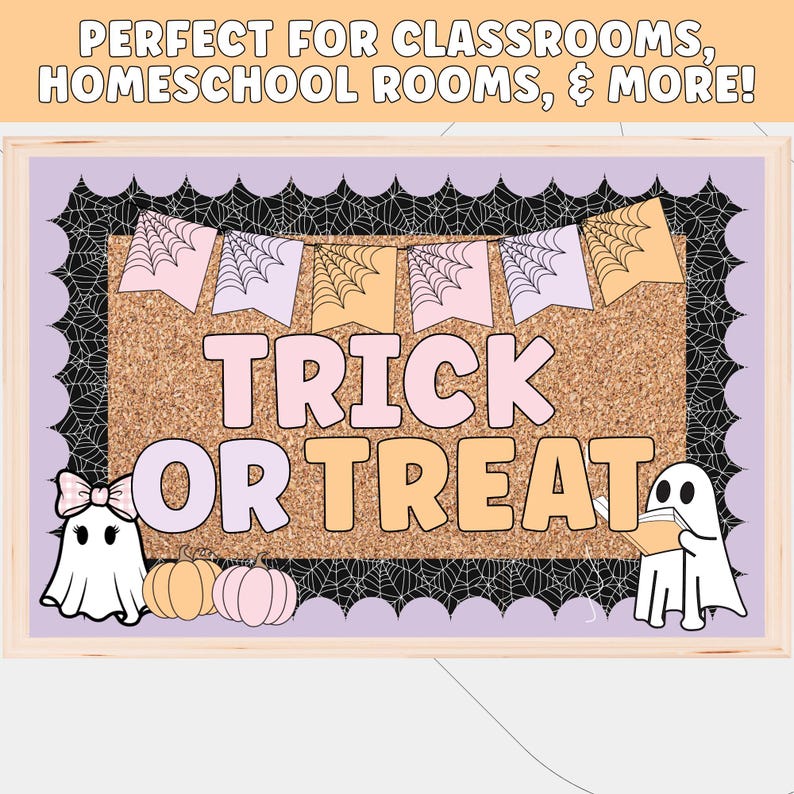 Halloween Bulletin Board Kit for Fall Classroom Decor | Printable ...