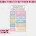 Printable & Editable Classroom Schedule, Pastel Rainbow Classroom Decor ...