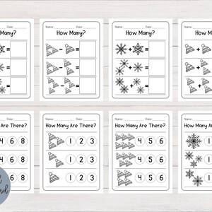 Winter Worksheet Bundle for Kindergarten and Preschool | Homeschool ...