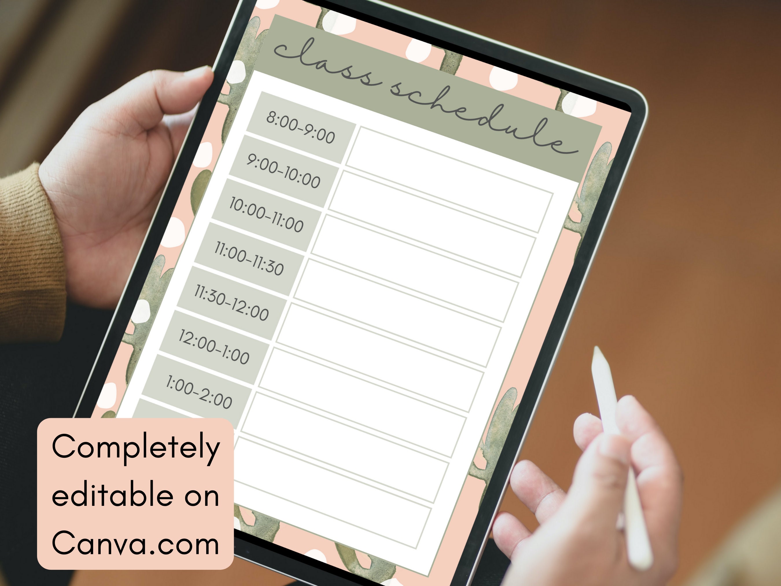 Digital Teacher Planner Printable Teacher Planner, Cactus Classroom ...