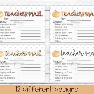 Printable Teacher Mail | Fall, Watercolor, Back to School, Teacher ...