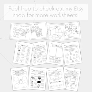 Parts of a Globe Worksheets for First Grade | Printable Globe Worksheet ...