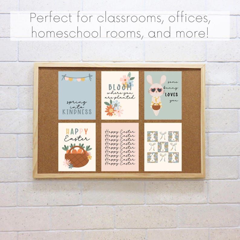 Easter Posters for Classroom, Printable Easter Posters for Boho ...