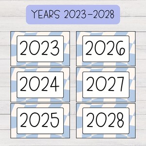 Retro Flip Calendar and Pocket Chart Cards | Retro Classroom Decor ...