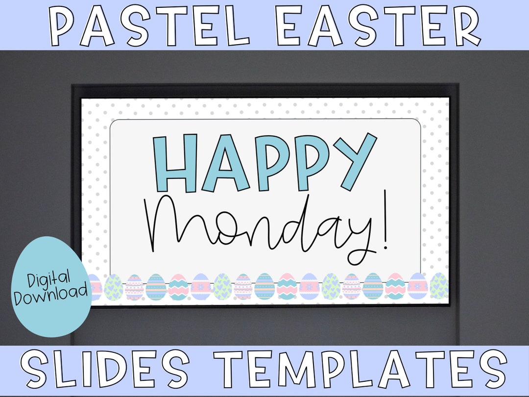 Pastel Easter Slides Templates | Easter Powerpoint Slides, Easter ...