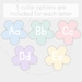 Daisy Alphabet Posters for Pastel Classroom Decor, Daisy ABC Signs for ...