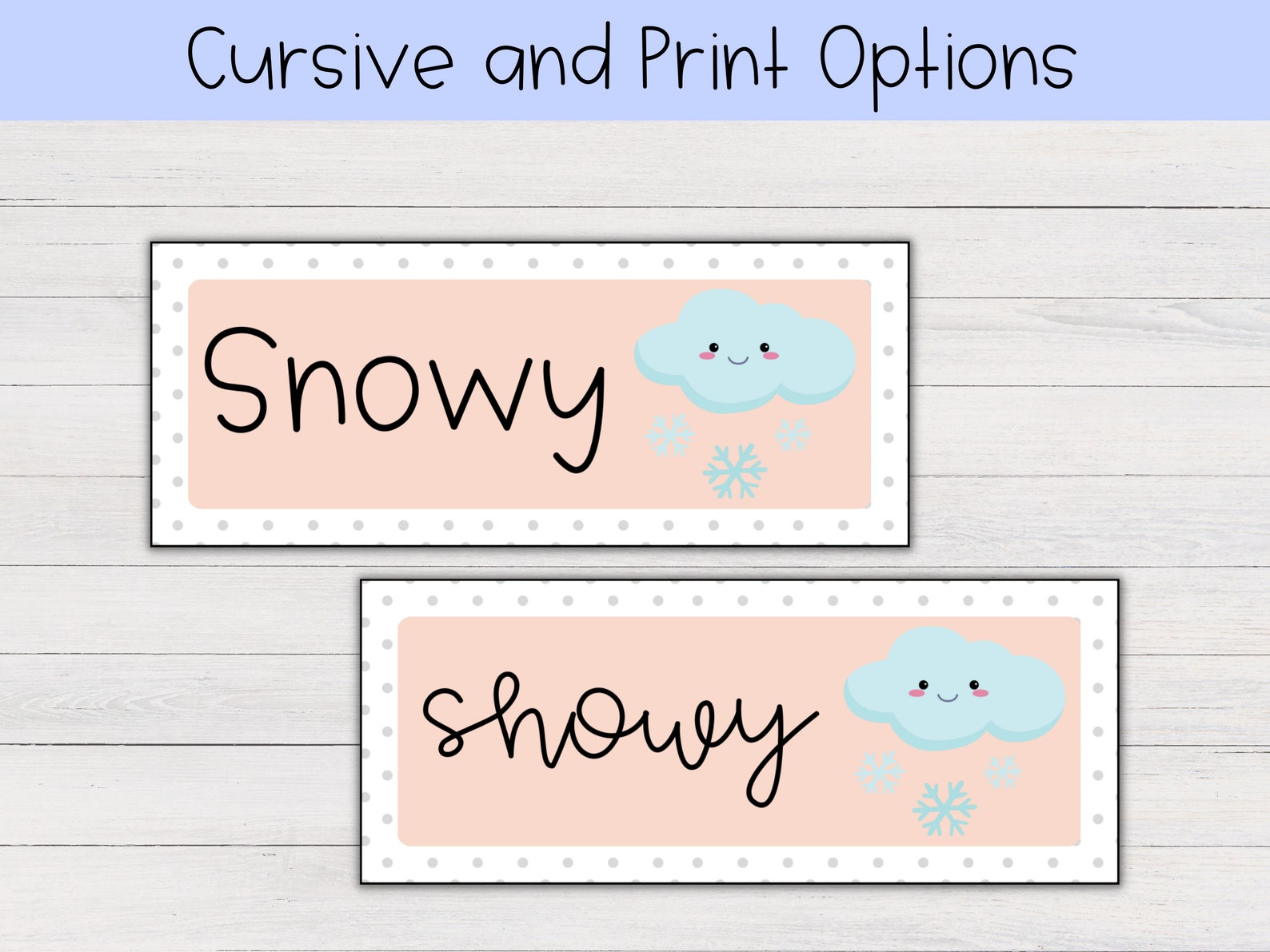 Pastel Rainbow Weather Labels | Classroom Decor, Polka Dots, Pastel ...