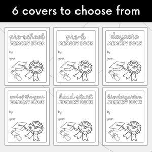 End of the Year Memory Book for Preschool, Kindergarten | Printable End ...