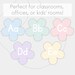 Daisy Alphabet Posters for Pastel Classroom Decor, Daisy ABC Signs for ...