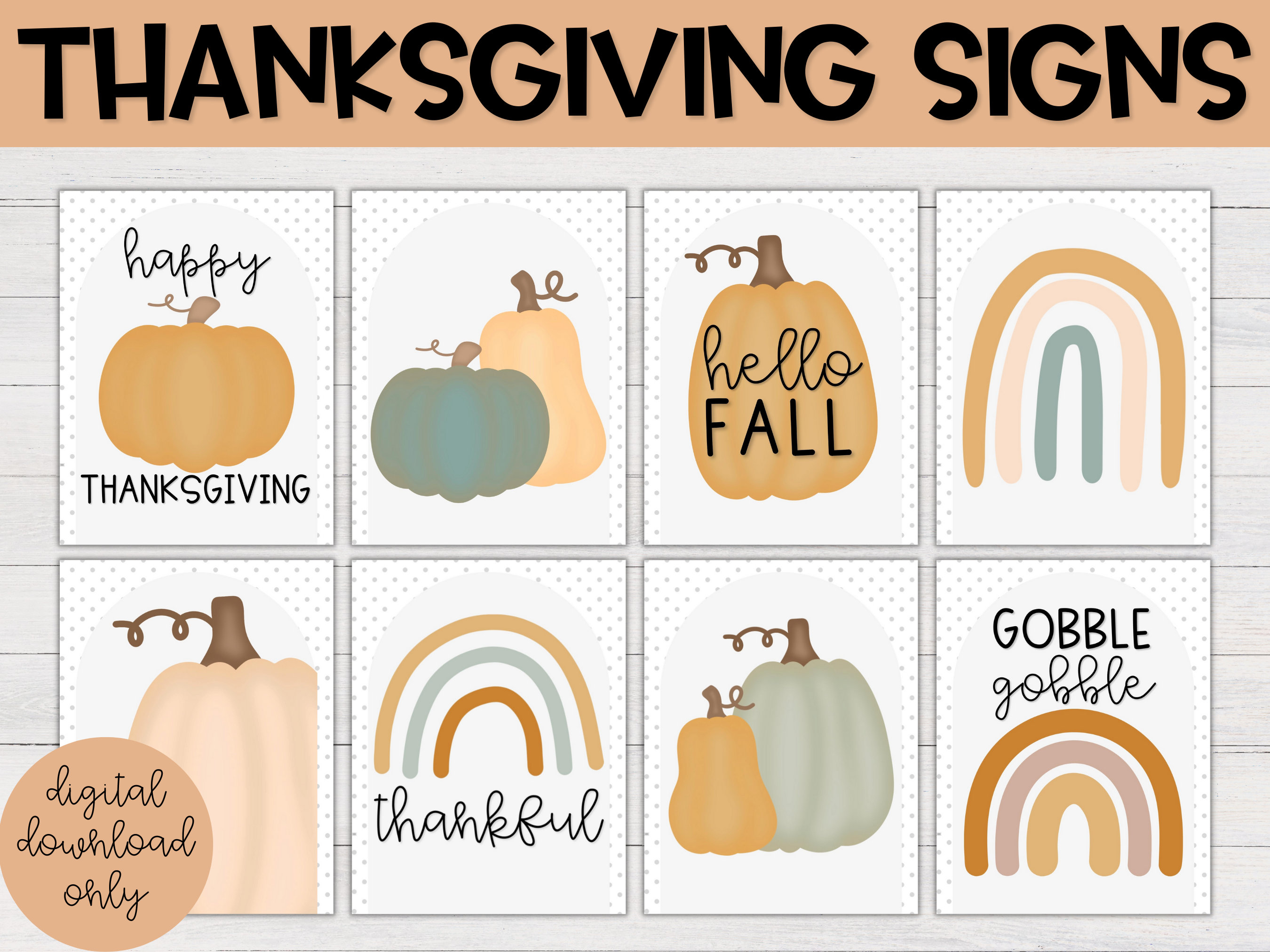 Thanksgiving Classroom Posters Thanksgiving Classroom Decor - Etsy