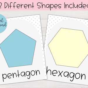 Pastel Rainbow Shape Posters | Classroom Decor, Educational Posters ...