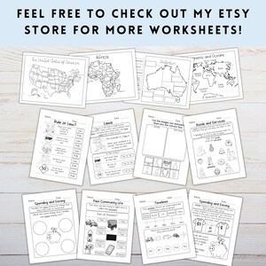 Types of Resources Worksheets | Printable Social Studies Worksheets ...