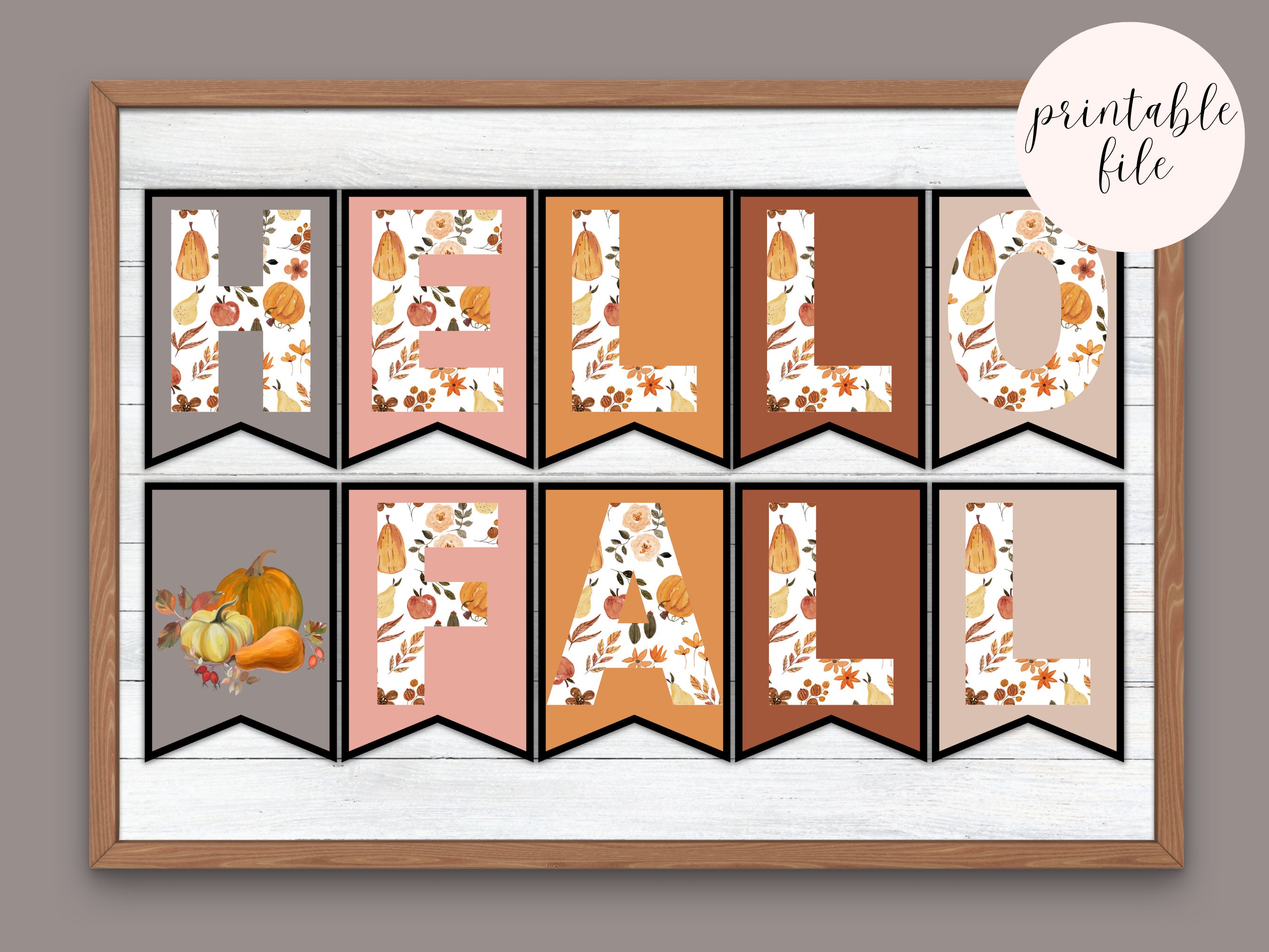 Hello Fall Classroom Banner Bulletin Board Banner, Classroom Decor ...