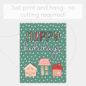 Retro Christmas Posters for Classroom, Printable Christmas Posters for ...