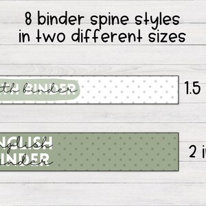 Binder Cover and Spines | Editable | Modern Greenery, Binder Covers ...